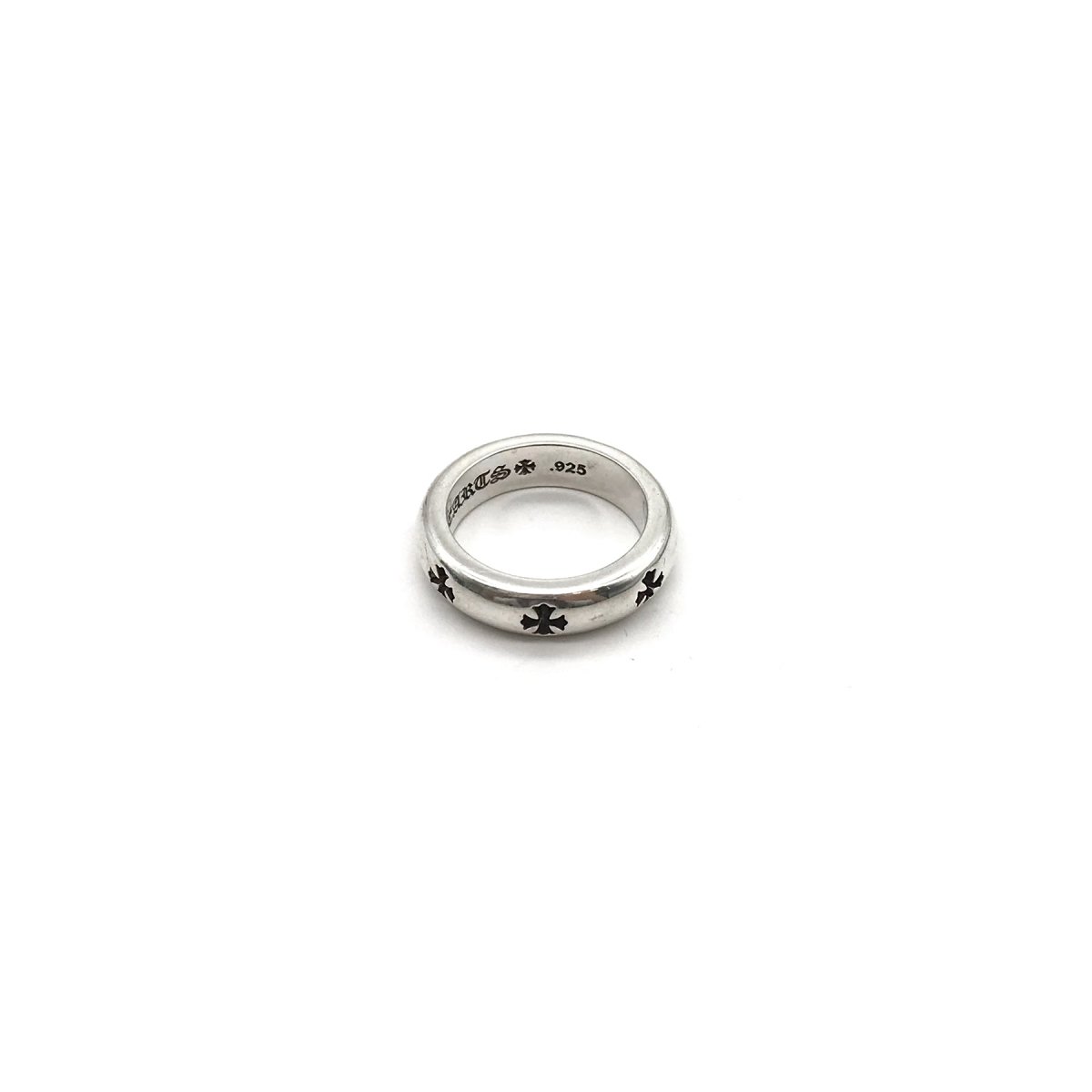 Chrome Hearts 925 Silver Black Cross Ring - SRM – SHENGLI Chrome Hearts 925 Silver Black Cross Ring - SRM – SHENGLI