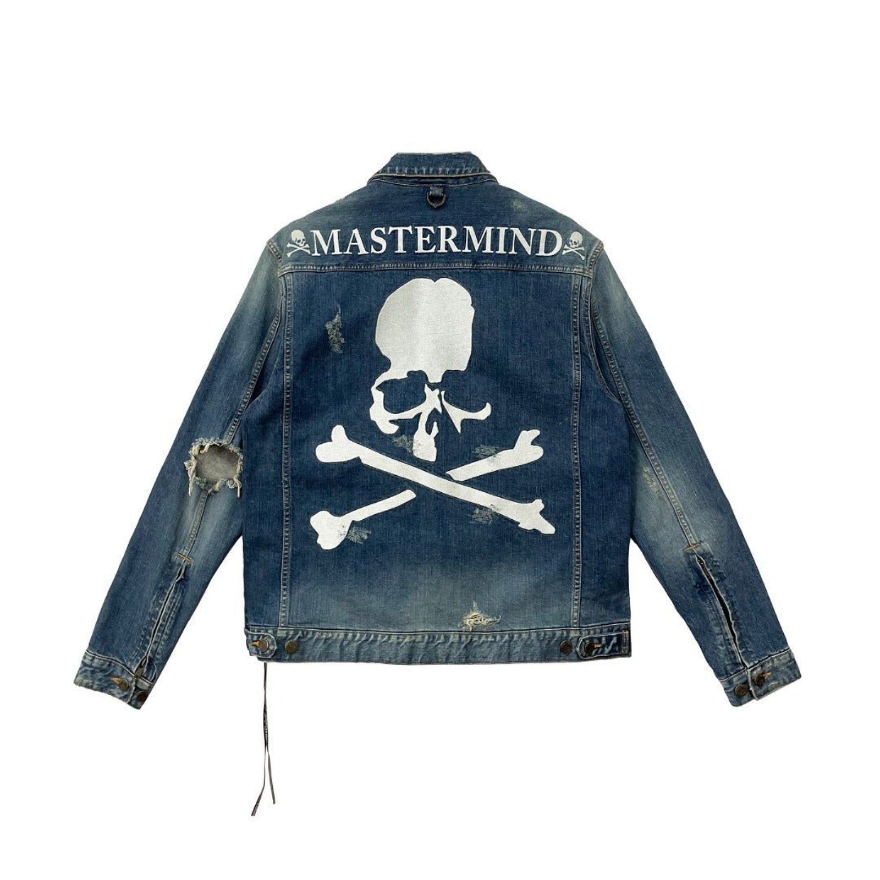 Mastermind Japan Skull Logo Denim Jacket - SRM – SHENGLI ROAD MARKET
